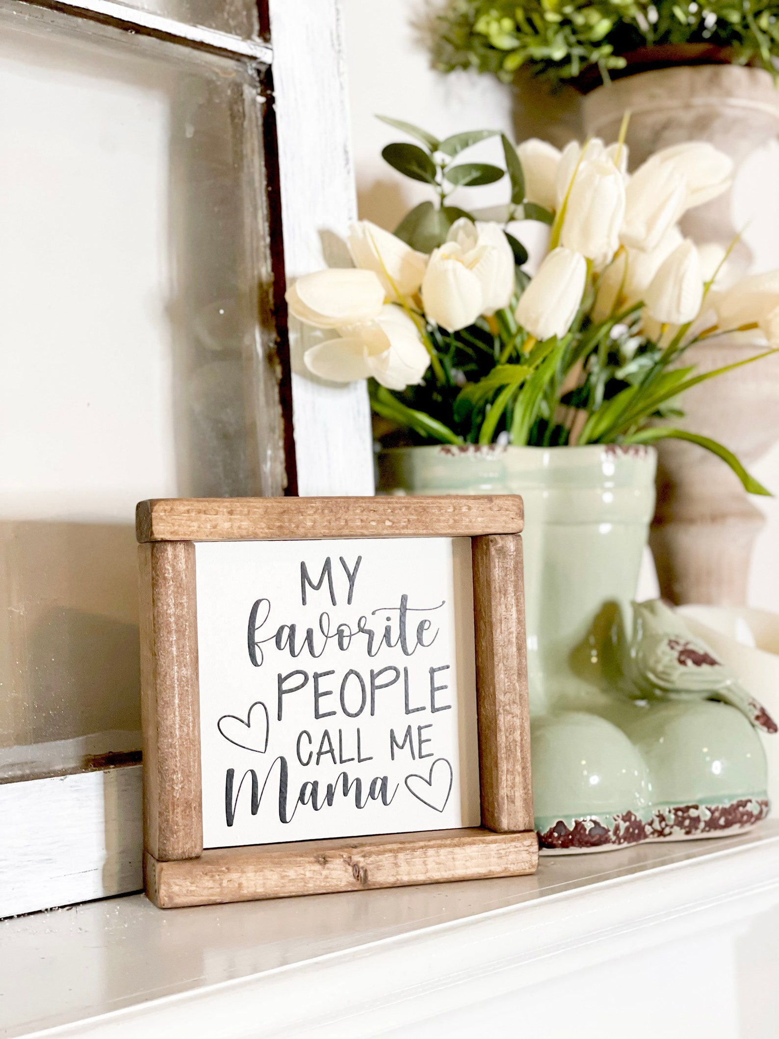 Mama Sign Mothers Day Sign Mom Signs Mothers Day Gift - Etsy
