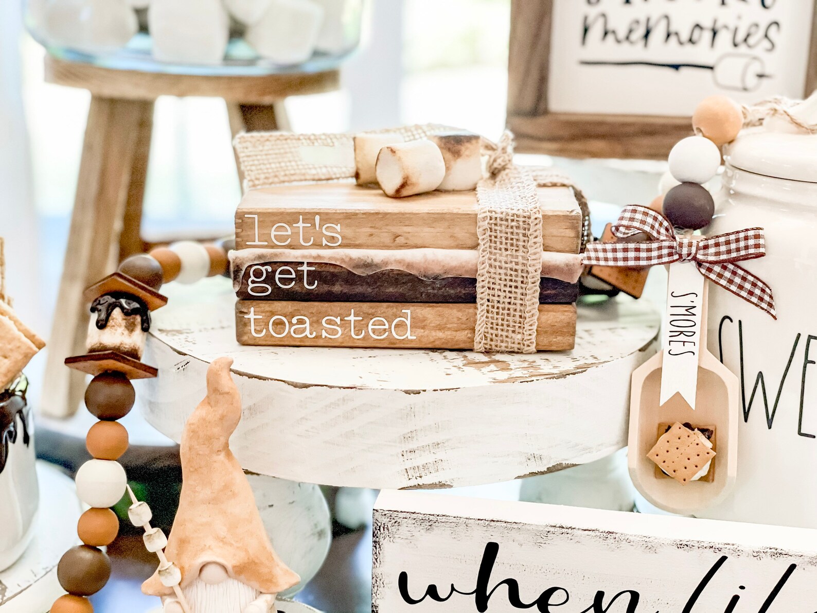 Smores Smores Bookstack Smores Theme Bookstack Tiered - Etsy