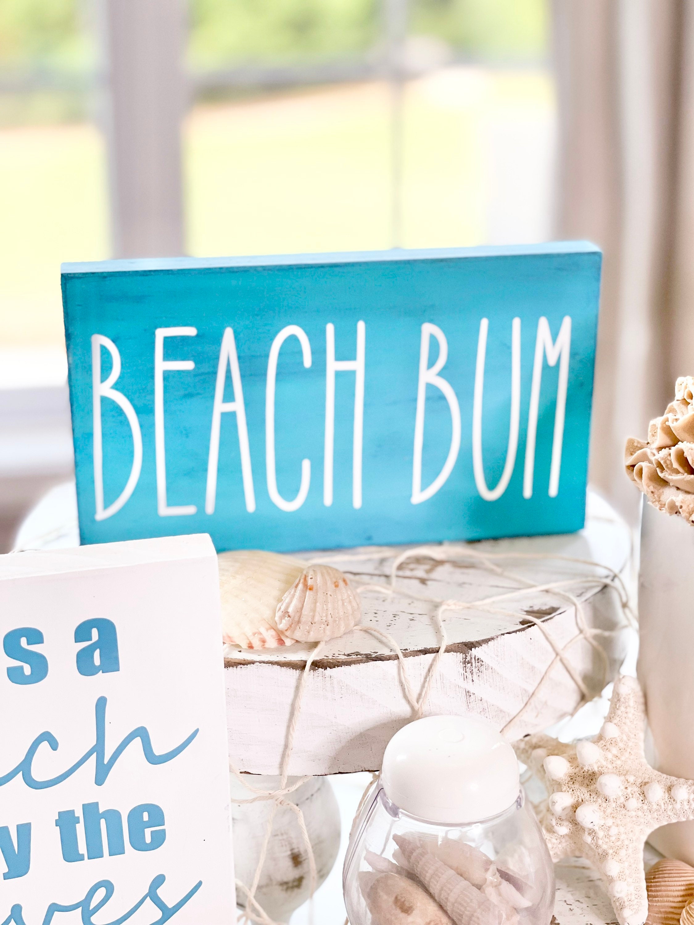 Beach sign beach decor summer decor beach theme Farmhouse | Etsy