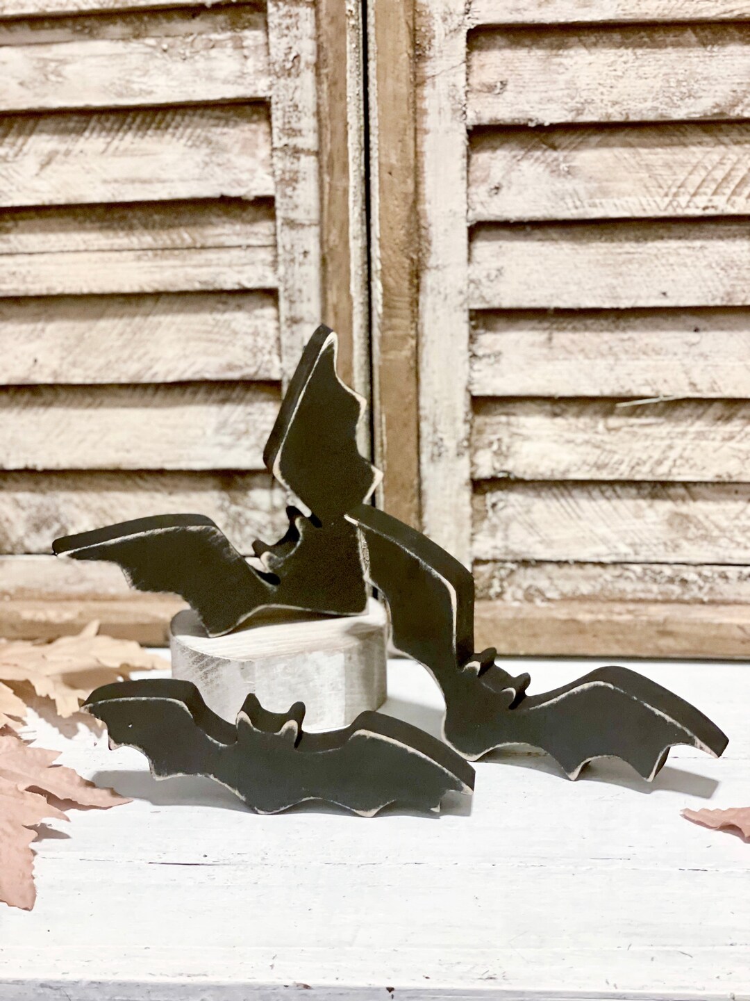Handmade Wooden Bats, Halloween Decor, Fall Decor, Falloween, Halloween ...