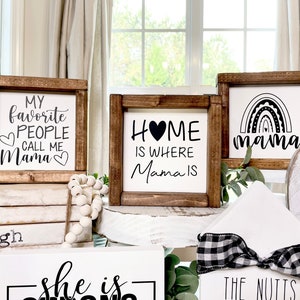 Mama Sign, Mother’s Day Sign, Mom Signs, Mother’s Day Gift, Farmhouse ...