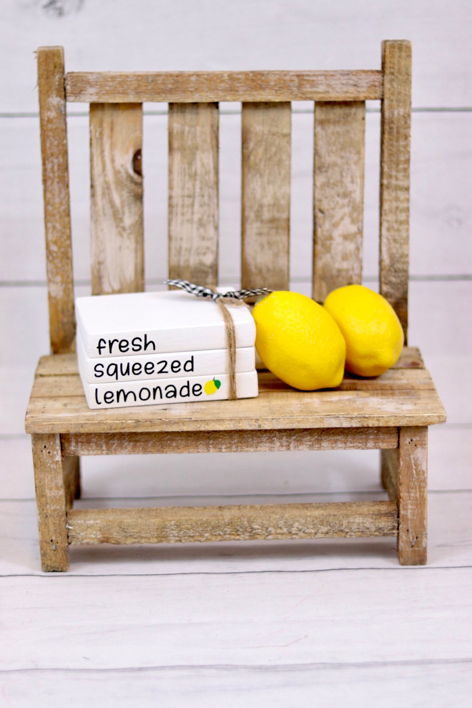 Mini bookstack mini wood Bookstack tiered tray decor | Etsy