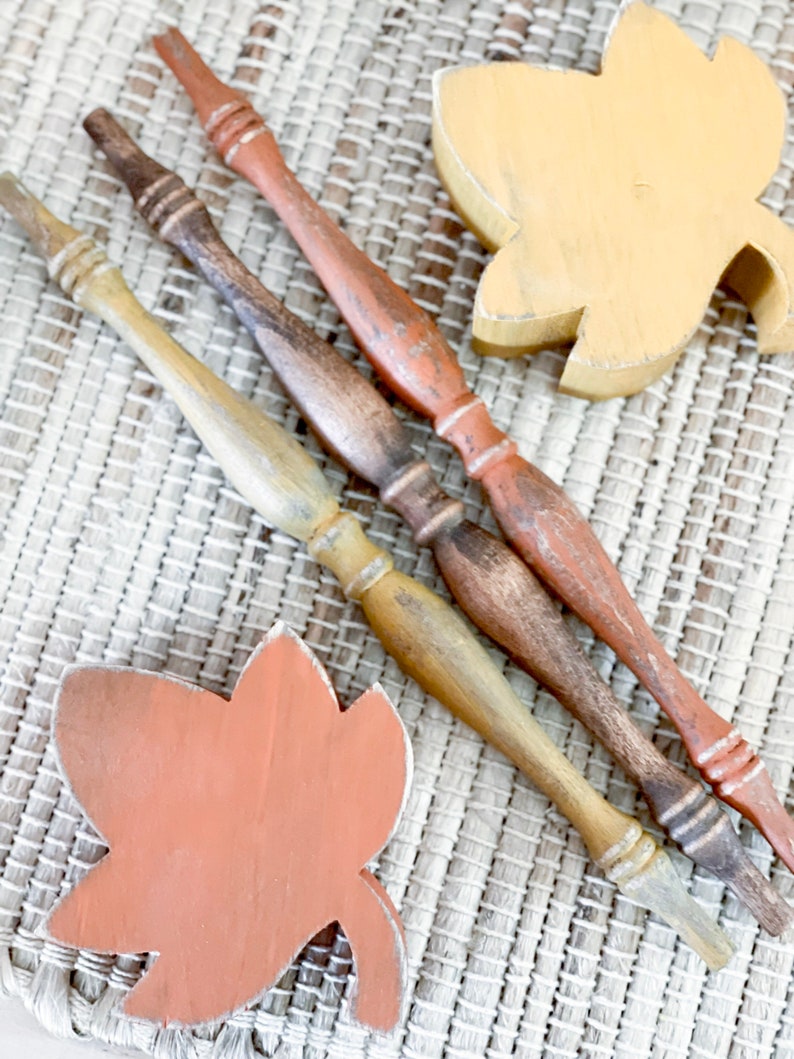 Wood Spindles, Fall Decor, Fall Display, Vintage Look Spindles, Vintage ...