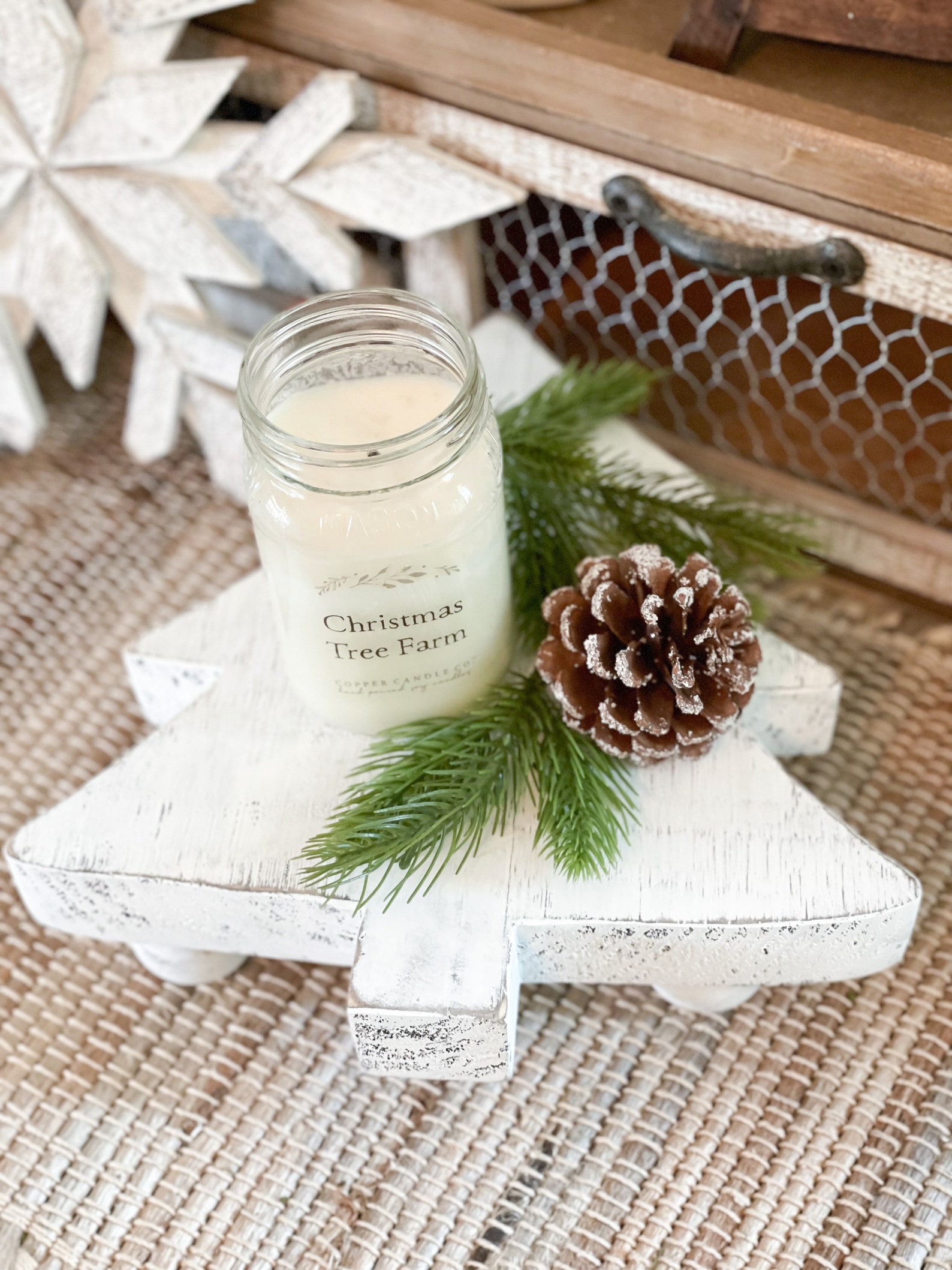 Christmas Tree Riser Riser Farmhouse Riser Christmas Decor - Etsy