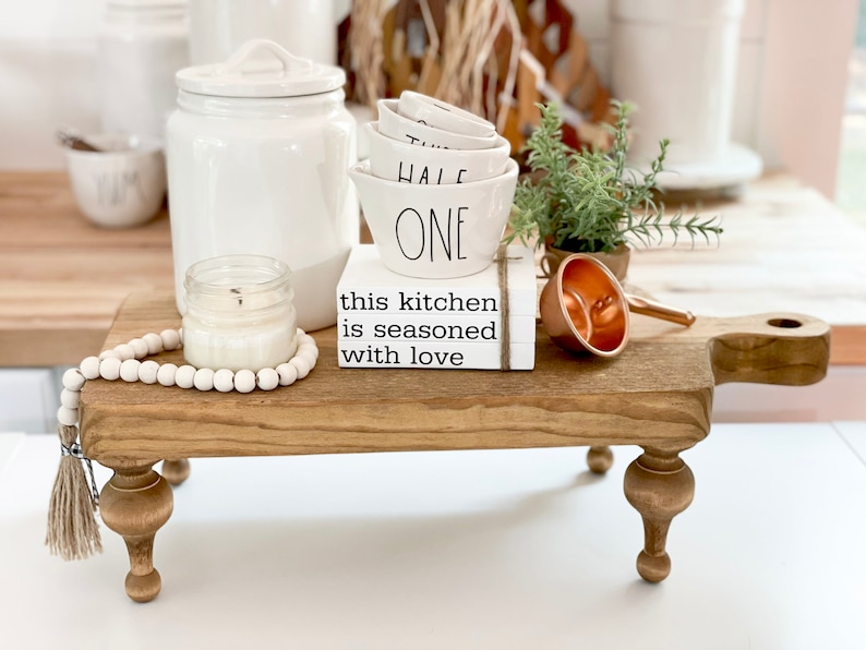 Cutting Board Riser Riser Farmhouse Riser Pedestal Riser - Etsy