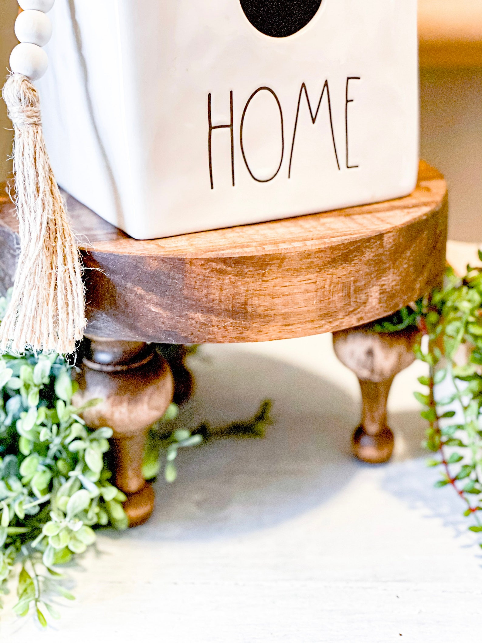 Riser Farmhouse Riser Wood Riser Wood Tray Wood Stand - Etsy