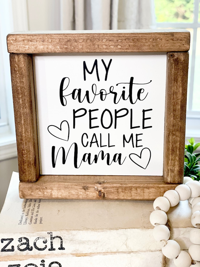 Mama Sign Mothers Day Sign Mom Signs Mothers Day Gift - Etsy