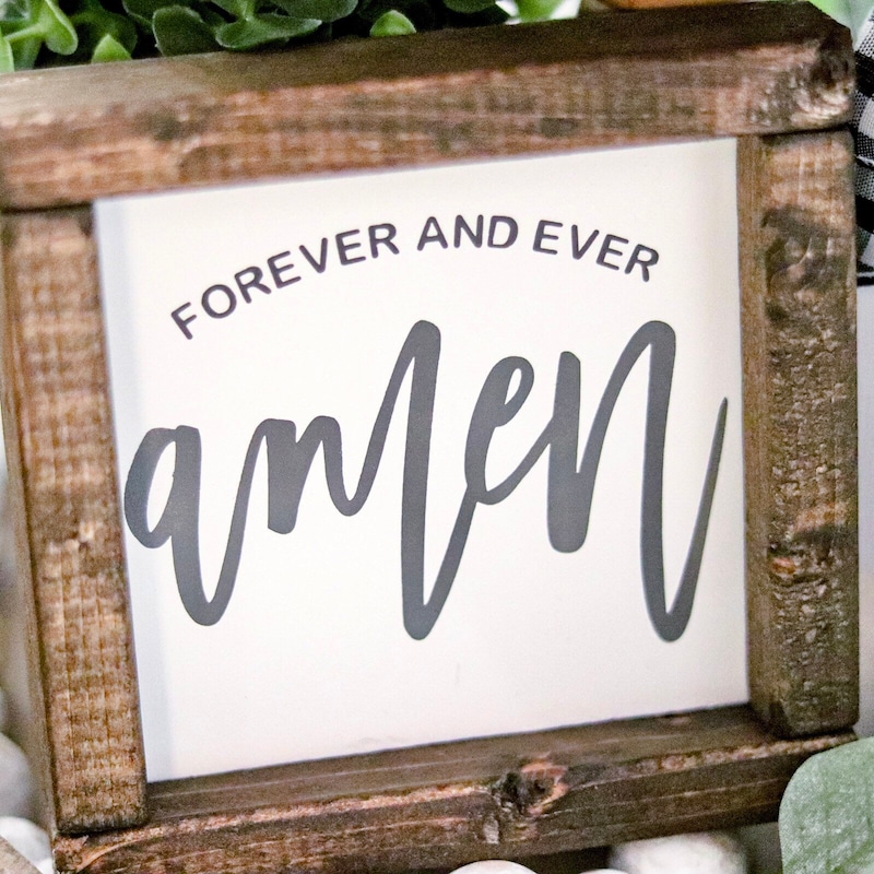 Amen Sign - Etsy