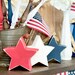Chunky Stars, Rustic Stars, Patriotic Decor, Patriotic Theme, Patriotic ...