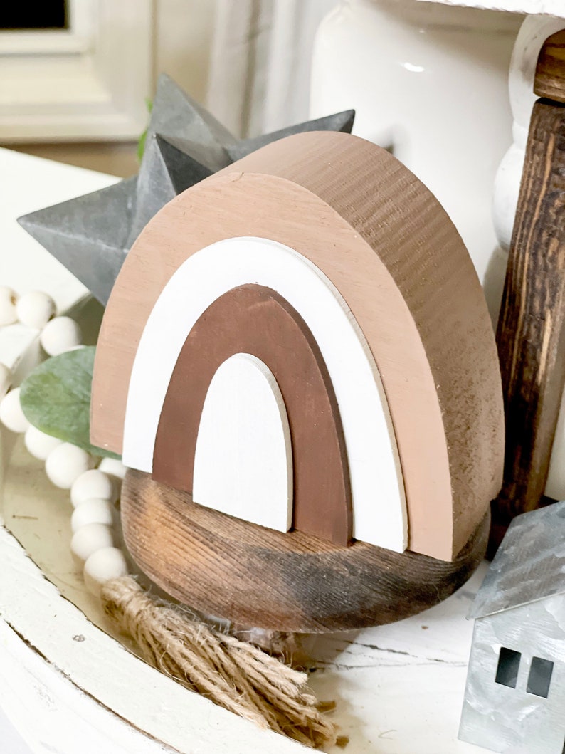 Neutral Rainbow Rainbow Decor Neutral Decor Neutral Theme - Etsy