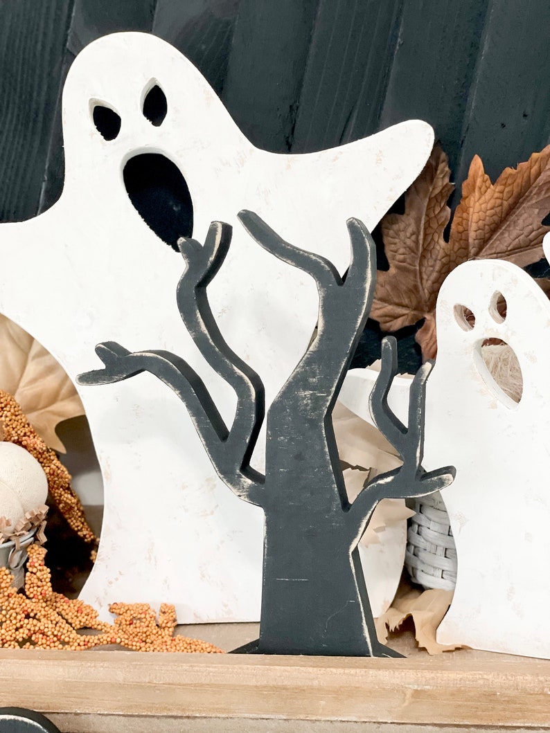 Wood Ghost, Ghost Decor, Halloween Decor, Spooky Decor, Halloween ...