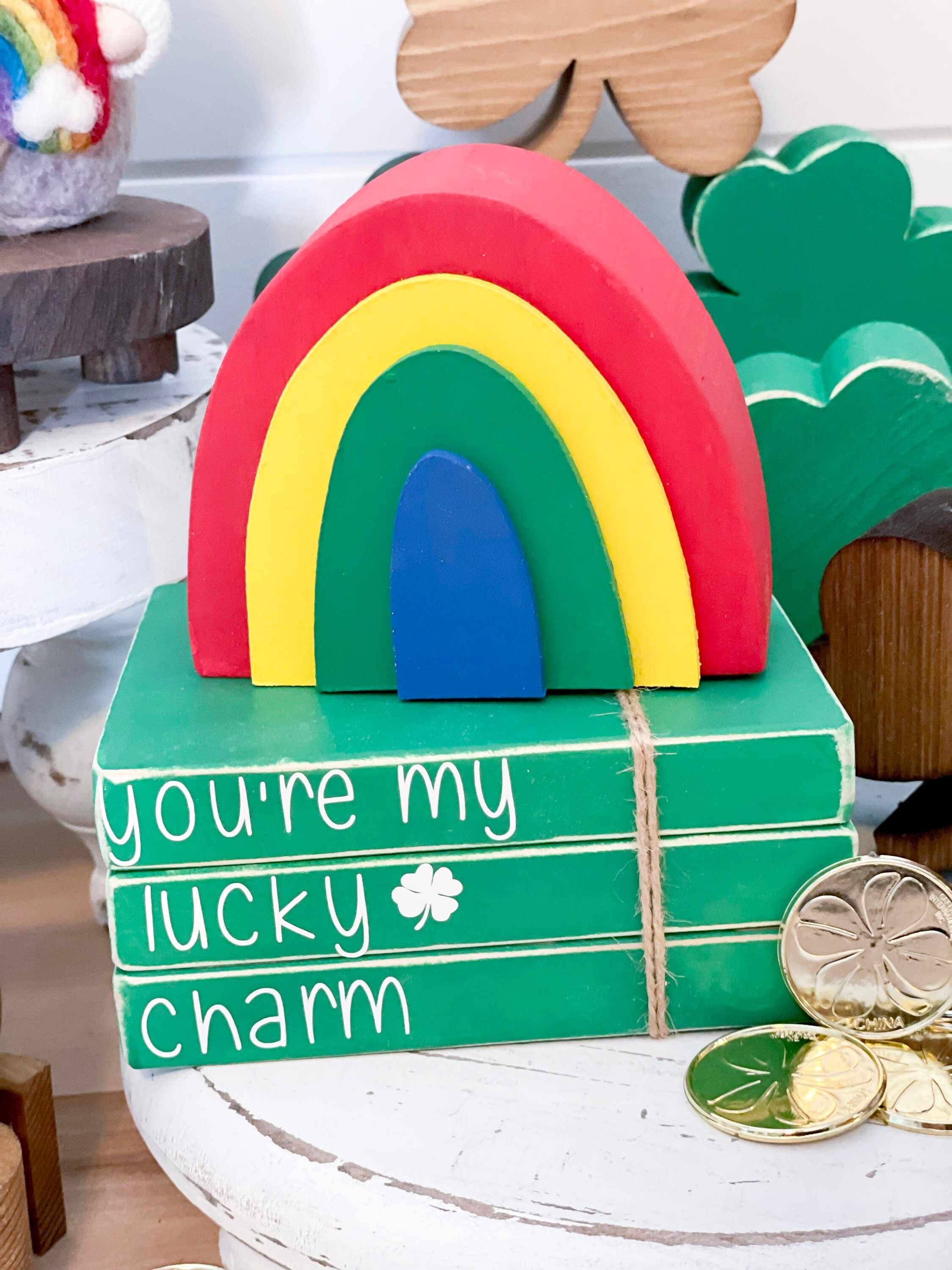 Rainbow Rainbow Decor Wooden Rainbow St Patricks Day | Etsy