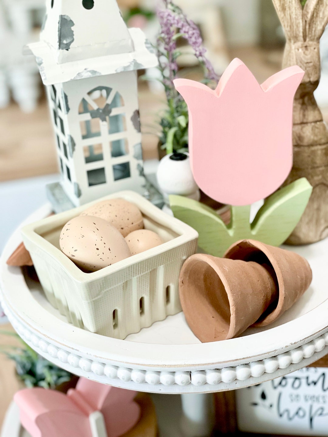 Wood Tulips, Spring Flowers, Spring Handmade Flowers, Tulip Decor ...