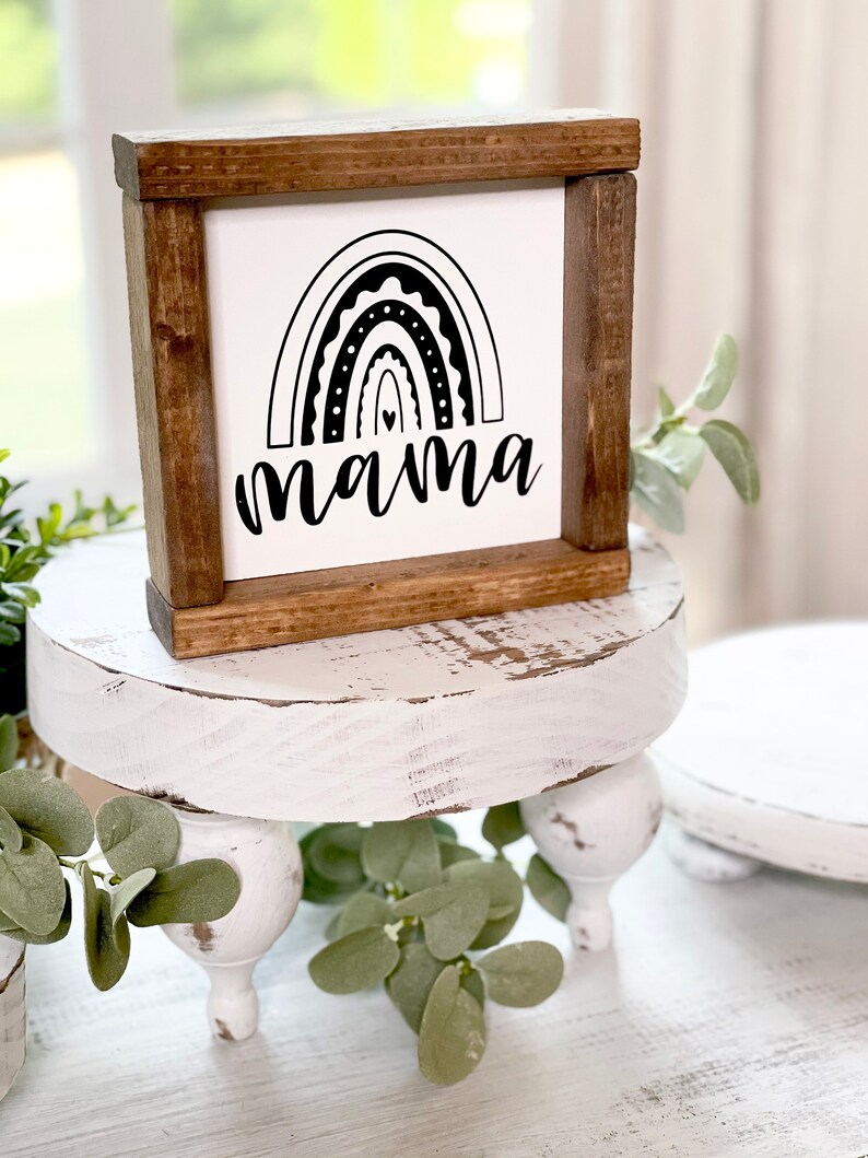 Mama Sign Mothers Day Sign Mom Signs Mothers Day Gift | Etsy