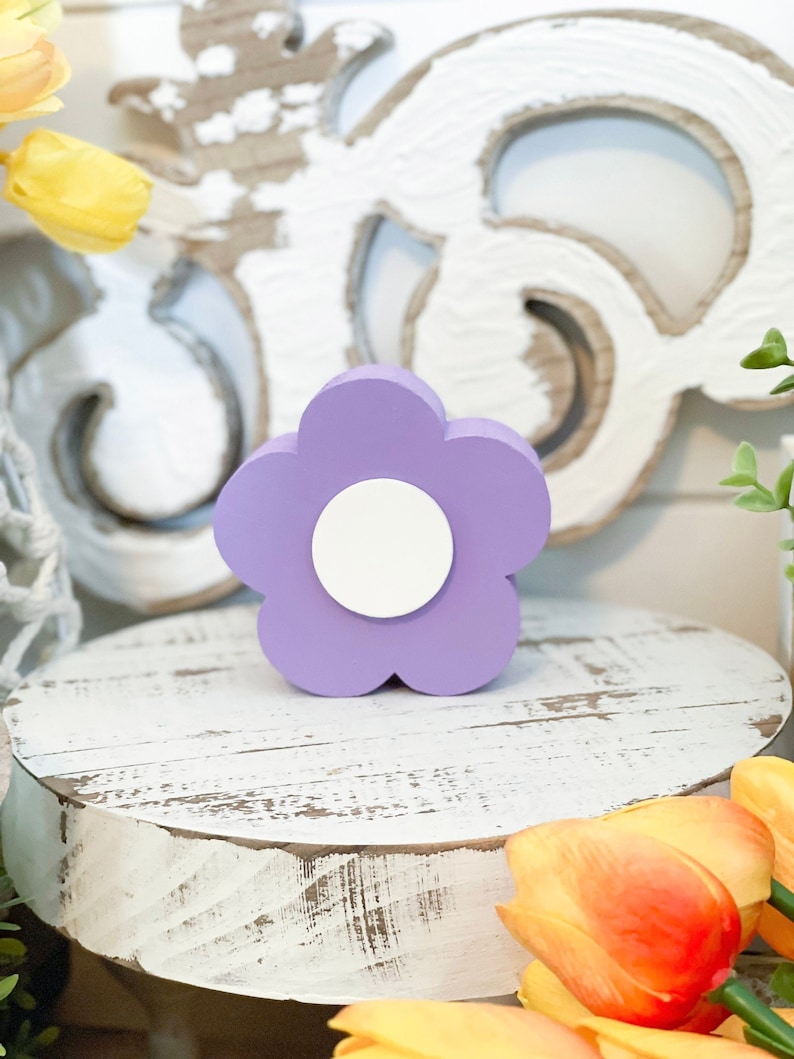 Wooden Flowers Flowers Spring Decor Spring Flowers - Etsy