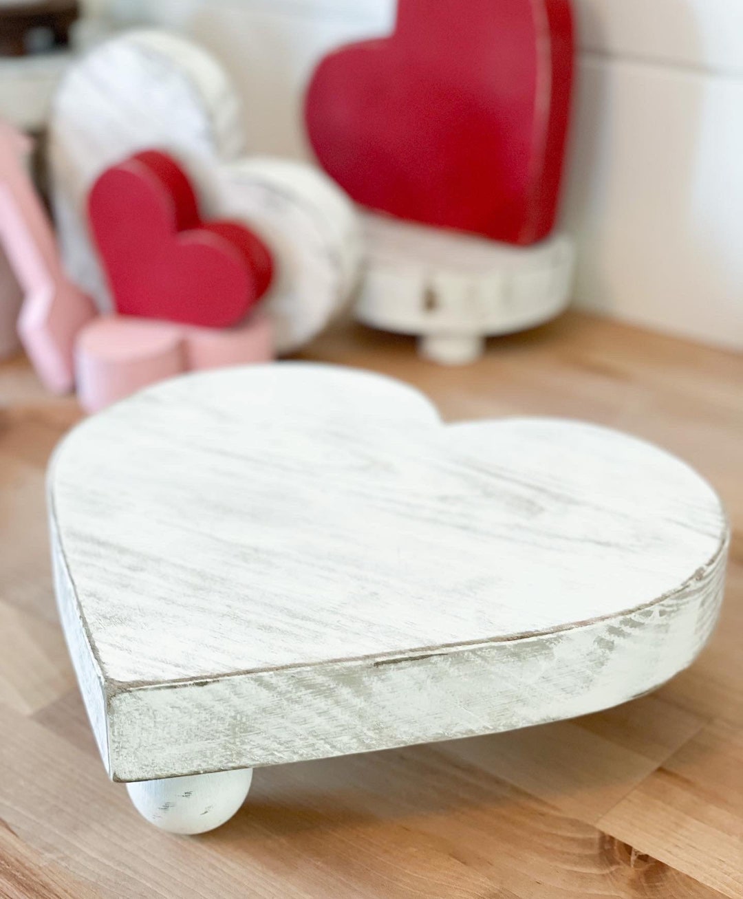 Heart Riser, Shaped Riser, Heart Pedestal, Custom Riser, Valentines ...