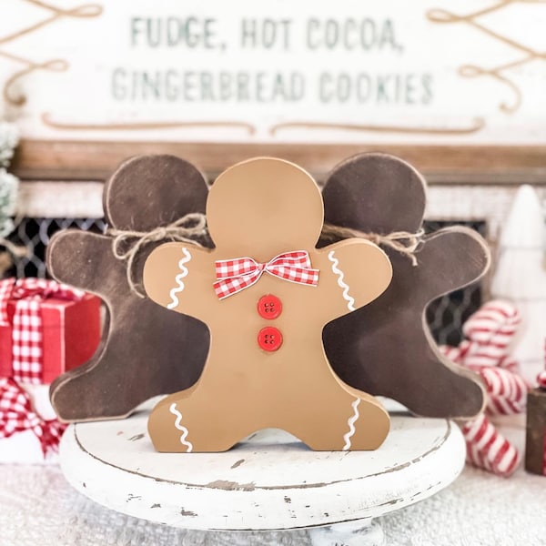 Gingerbread Man Kitchen Decor - Etsy