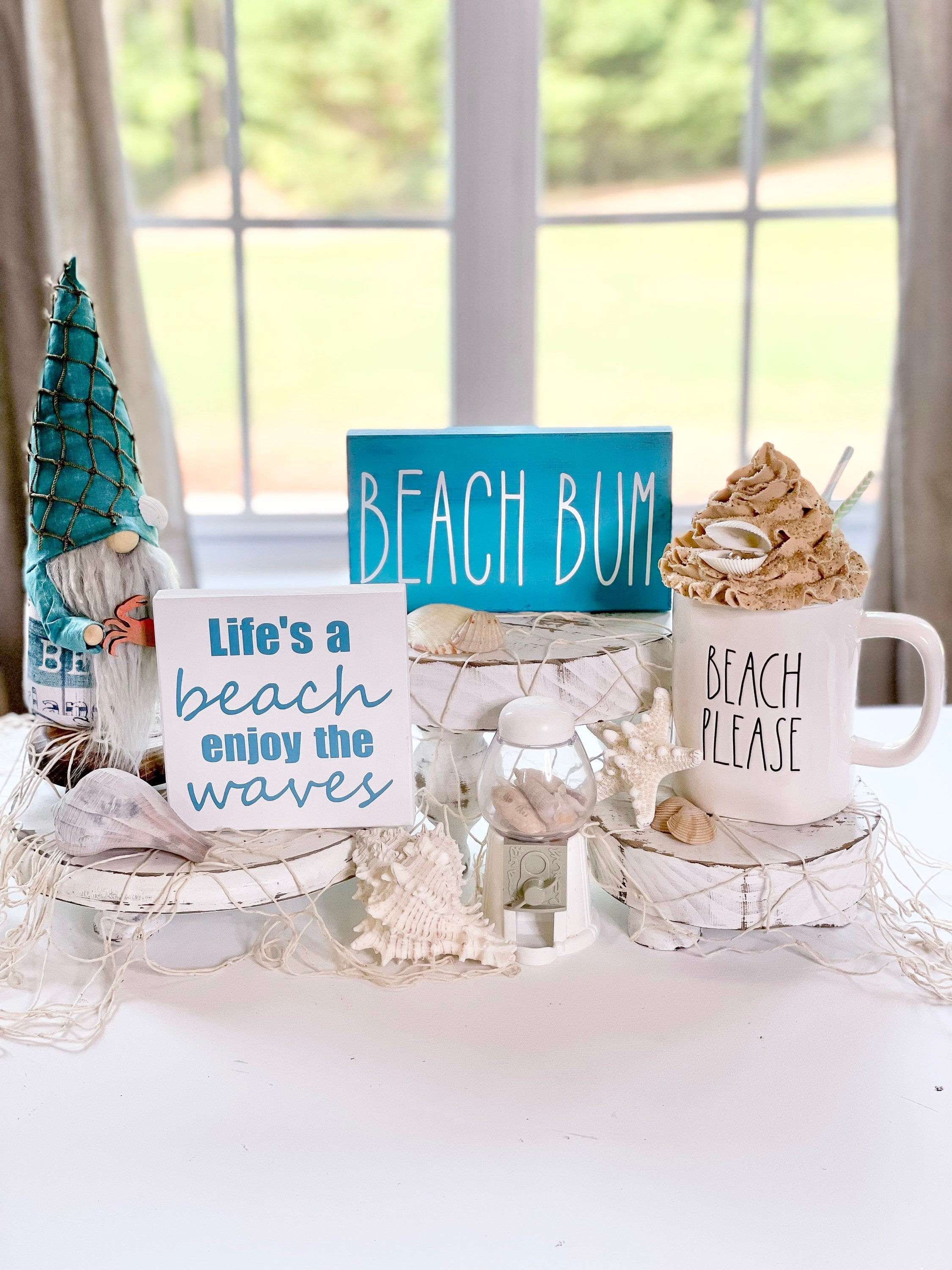 Beach sign beach decor summer decor beach theme Farmhouse | Etsy