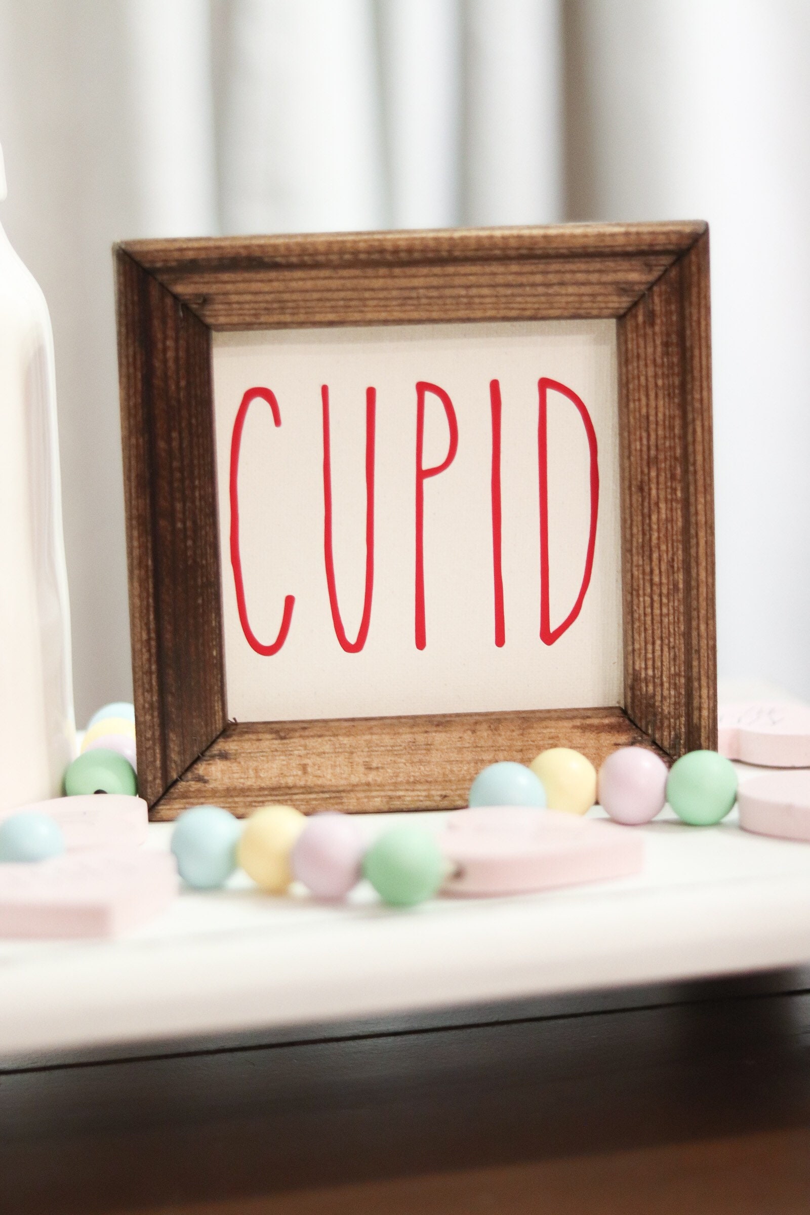 Valentine Sign Valentines Decor Cupid Sign Farmhouse - Etsy
