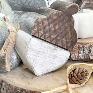 Acorn, Wood Acorn, Fall Tiered Tray Decor, Fall Decor, Acorn Decor ...