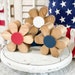 Spindle Flags, American Flag, Patriotic Decor, Vintage Spindles ...