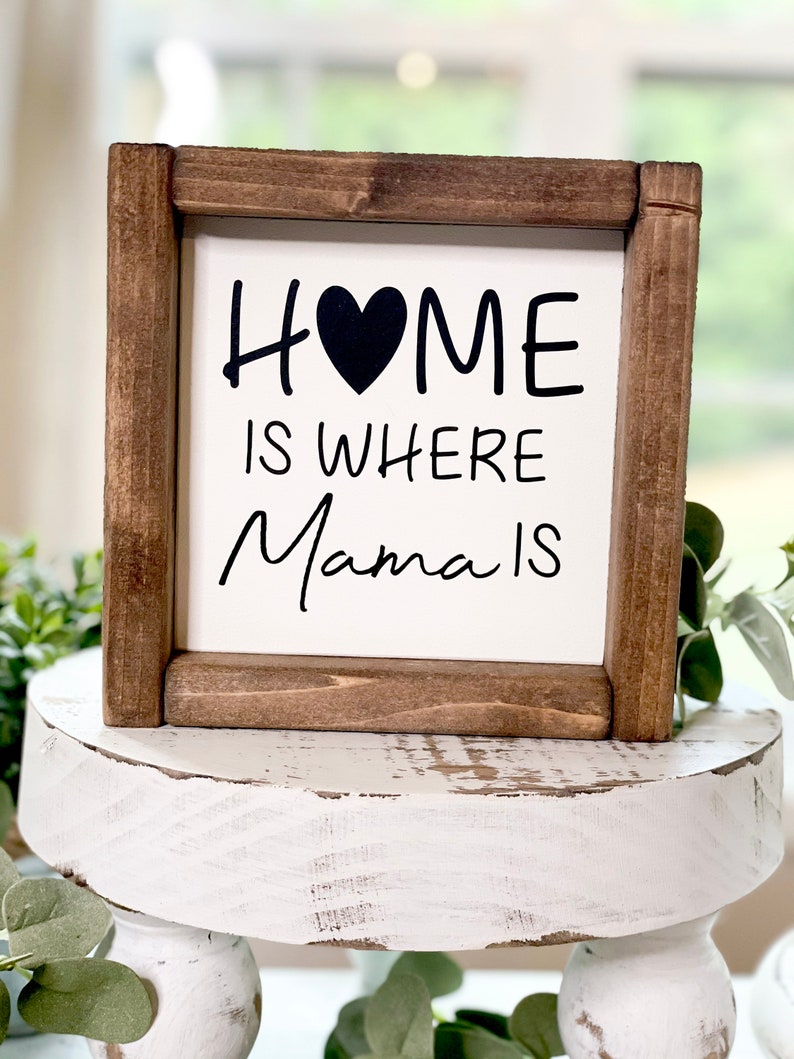 Mama sign Mothers Day sign mom signs Mothers Day gift | Etsy