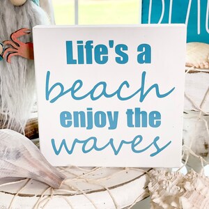 Beach Sign, Beach Decor, Summer Decor, Beach Theme, Farmhouse Signs ...