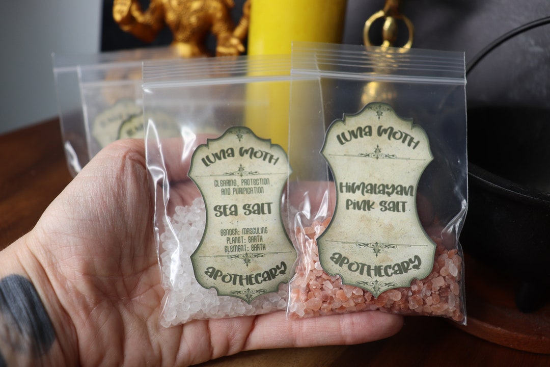Witchcraft Salts: Magickal Salts for Spells (1 Ounce Baggies) - Etsy