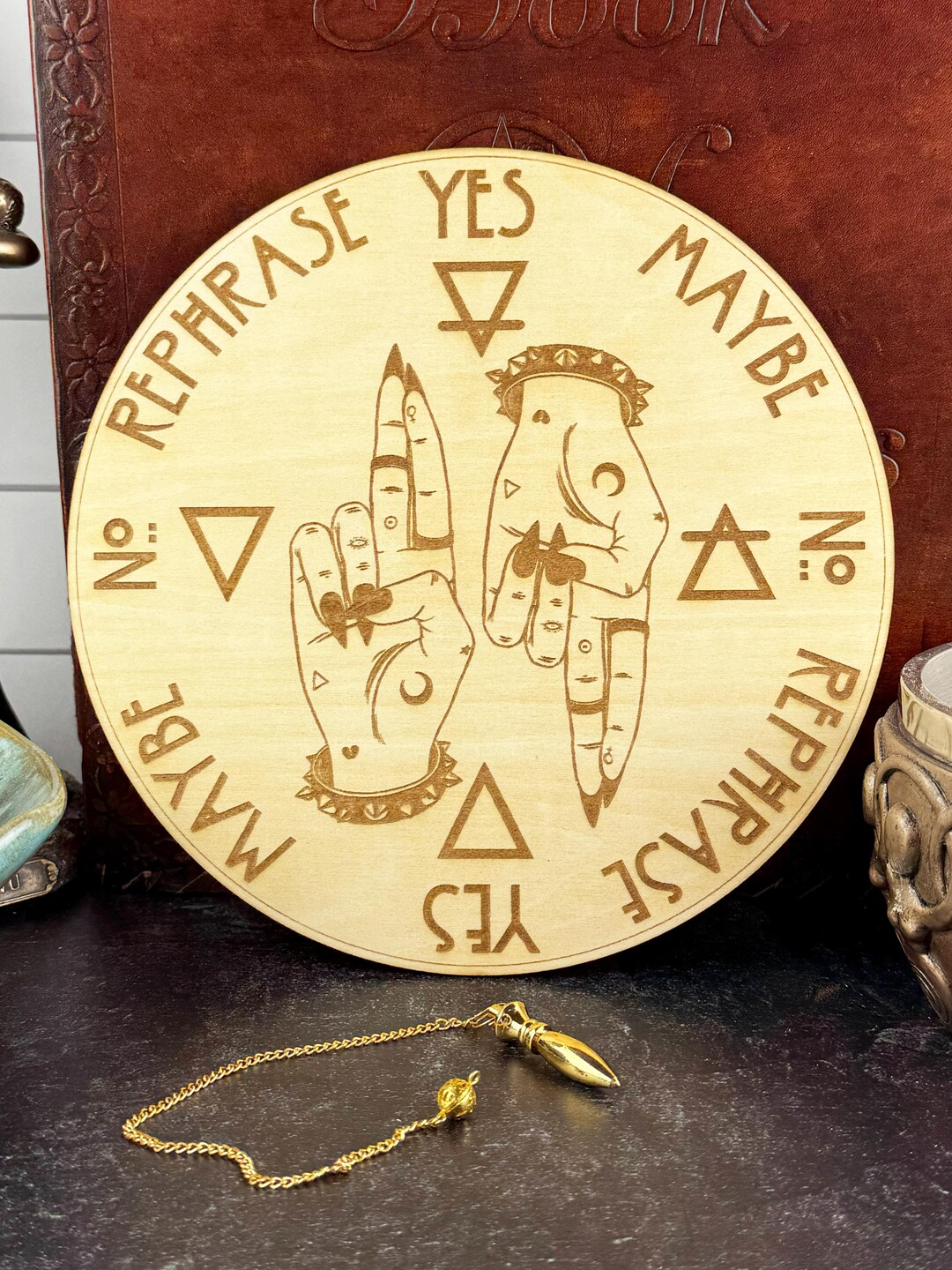 As Above so Below Pendulum Board, Element Symbols Pendulum Board ...
