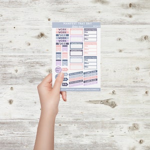 Manifest That Shit Bundle Planner Stickers - Etsy