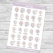 Moon Phases Planner Stickers, Full Moon New Moon Stickers, Lunar Cycle ...