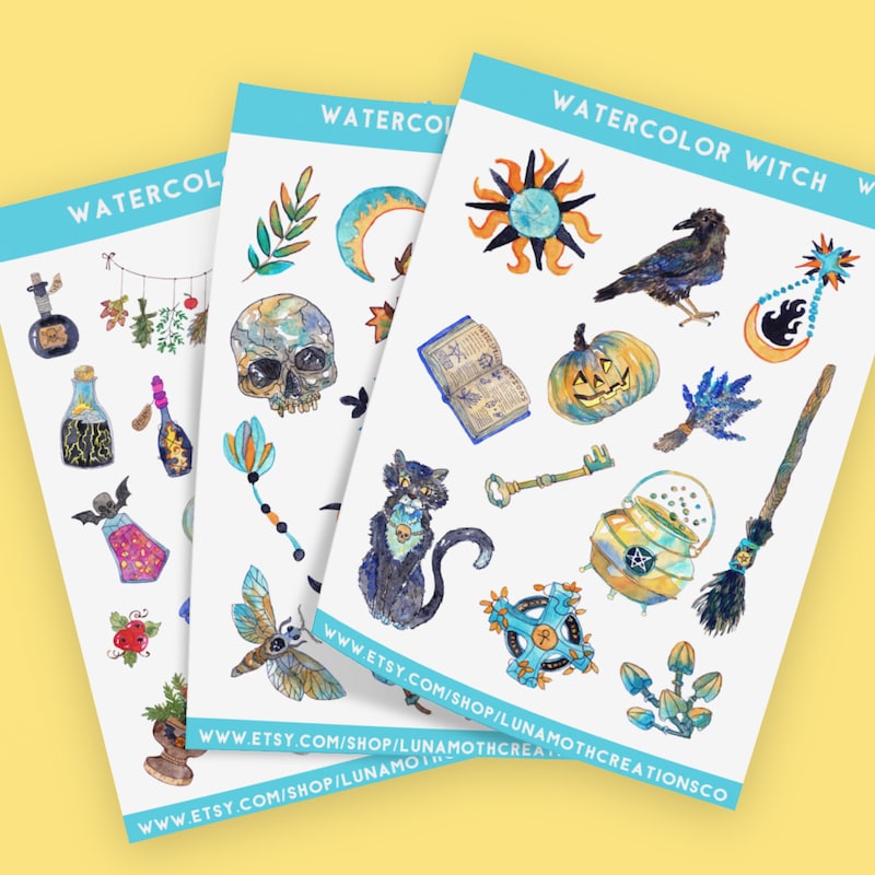 Witch Planner Stickers - Etsy