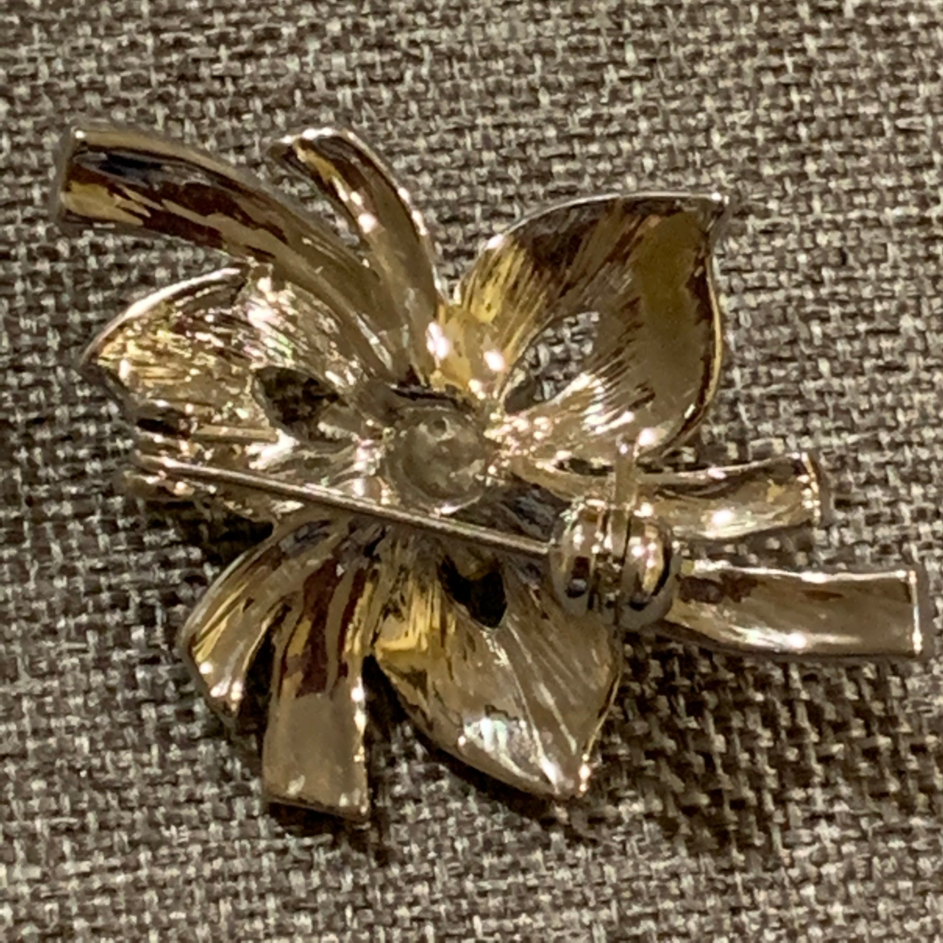 Silver Rhinestone Brooch-silver Flower Brooch-silver | Etsy