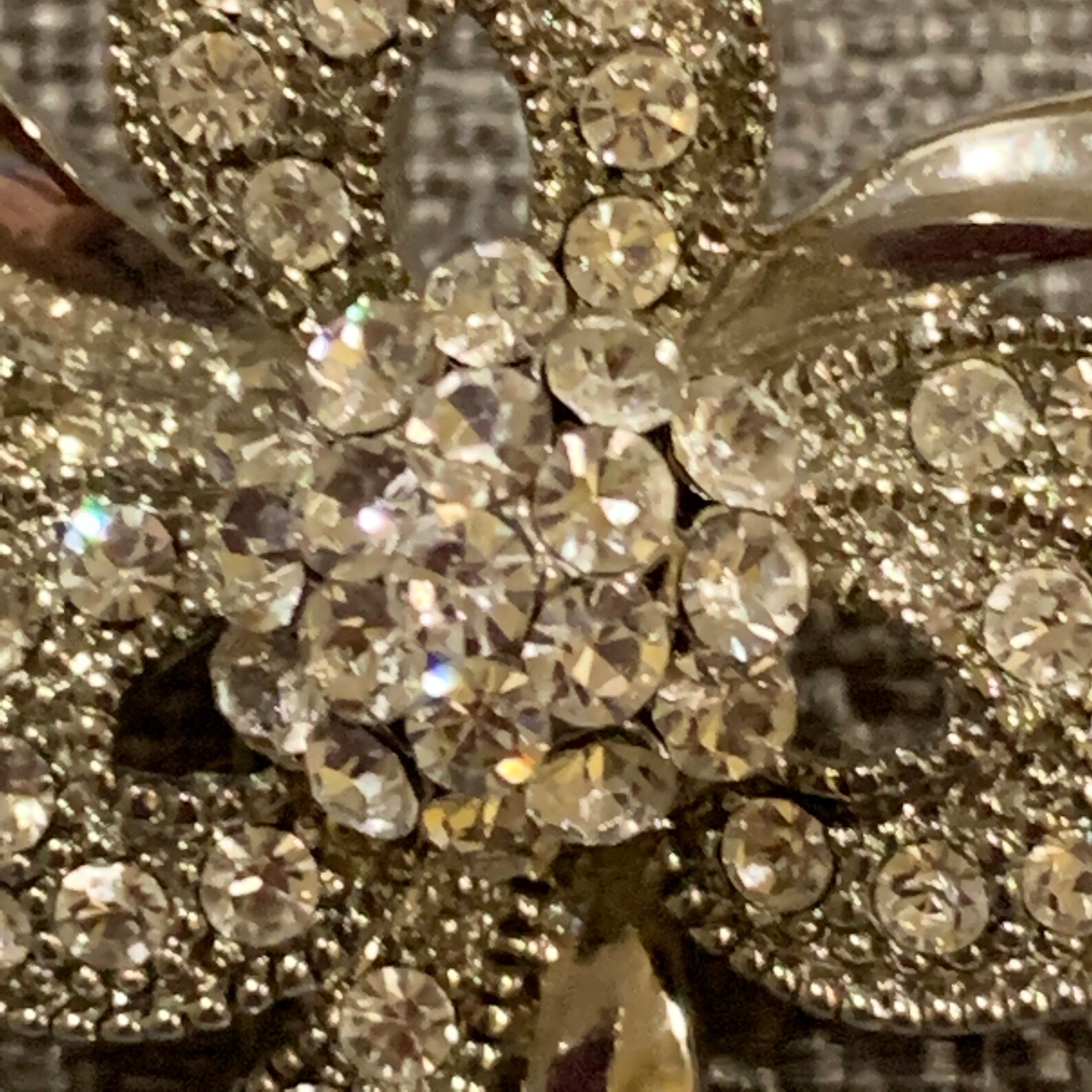 Silver Rhinestone Brooch-silver Flower Brooch-silver - Etsy