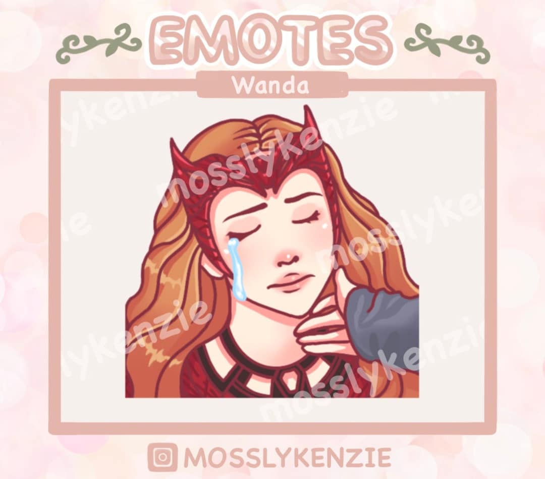 Wanda Maximoff Twitch Emote / Discord Emote, Scarlet Witch, Marvel ...