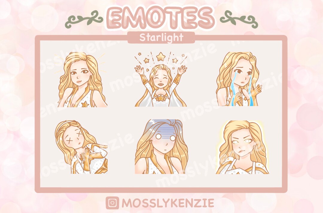 Starlight Twitch Emote Pack / Discord Emote Pack, the Boys, Twitch Sub ...