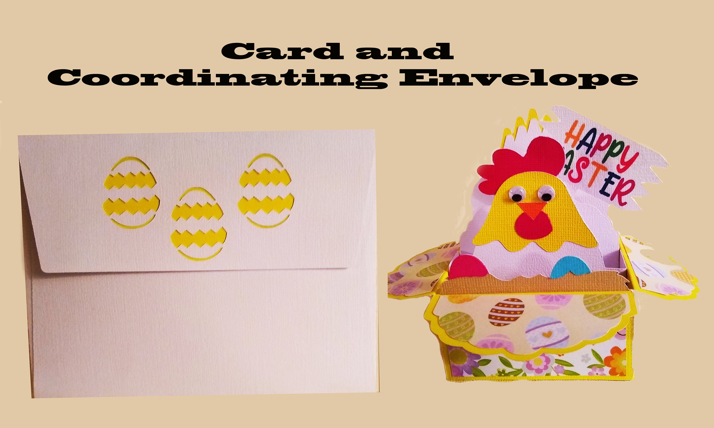 SVG Easter Chicken Pop up Box Card and Envelope for Cricut and - Etsy UK
