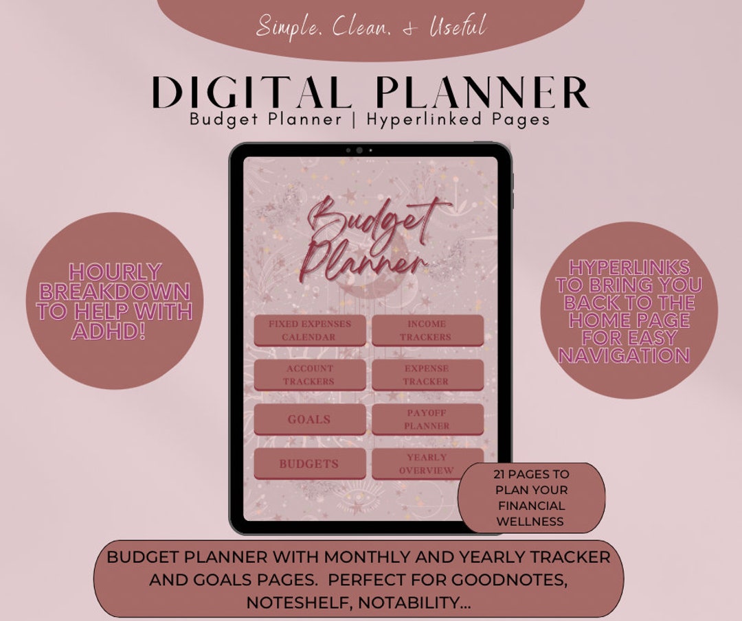 Celestial Digital Budget Planner Goodnotes Planner Financial Planner ...