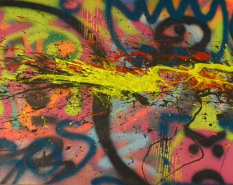 Telemetry of Doubt Large Original Abstract Painting on Wood - Etsy