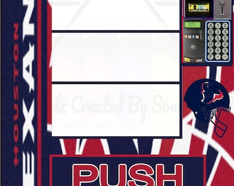 Football Vending Machine Template. - Etsy