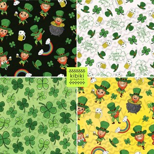 INSTANT DOWNLOAD Seamless Pattern St Patrick Digital Paper - Etsy
