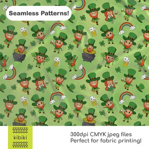 INSTANT DOWNLOAD Seamless Pattern St Patrick Digital Paper - Etsy