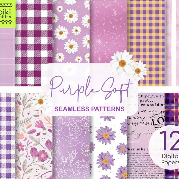 Purple Paper Pack - Etsy