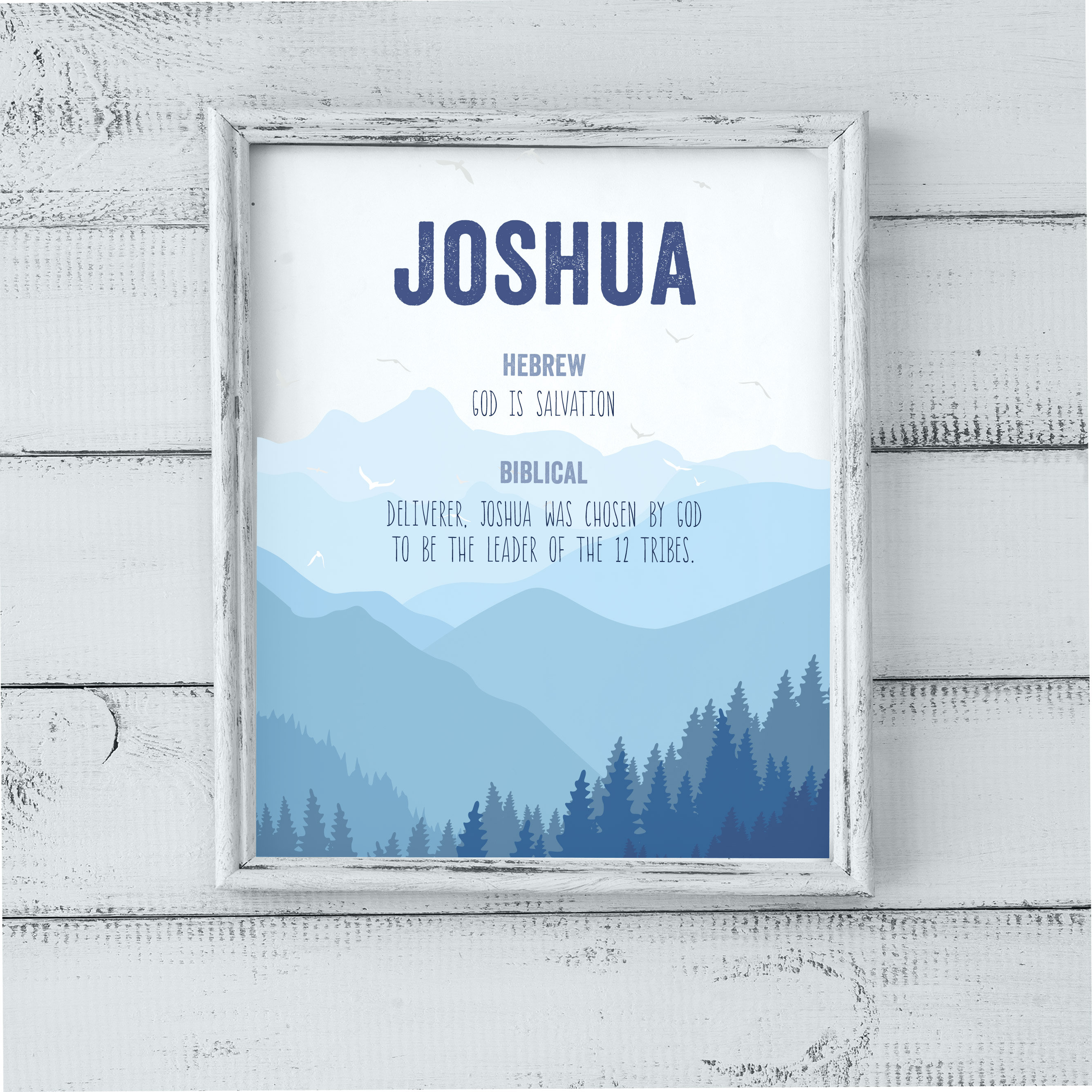 Personalized Name Meaning Printable Nursery Decor Newborn - Etsy