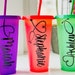 Color Changing Cold Cup W/matching Color Lid Personalized - Etsy