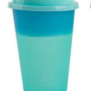 Color Changing Hot Cup W/matching Color Lid, Personalized Tumbler. 16oz ...