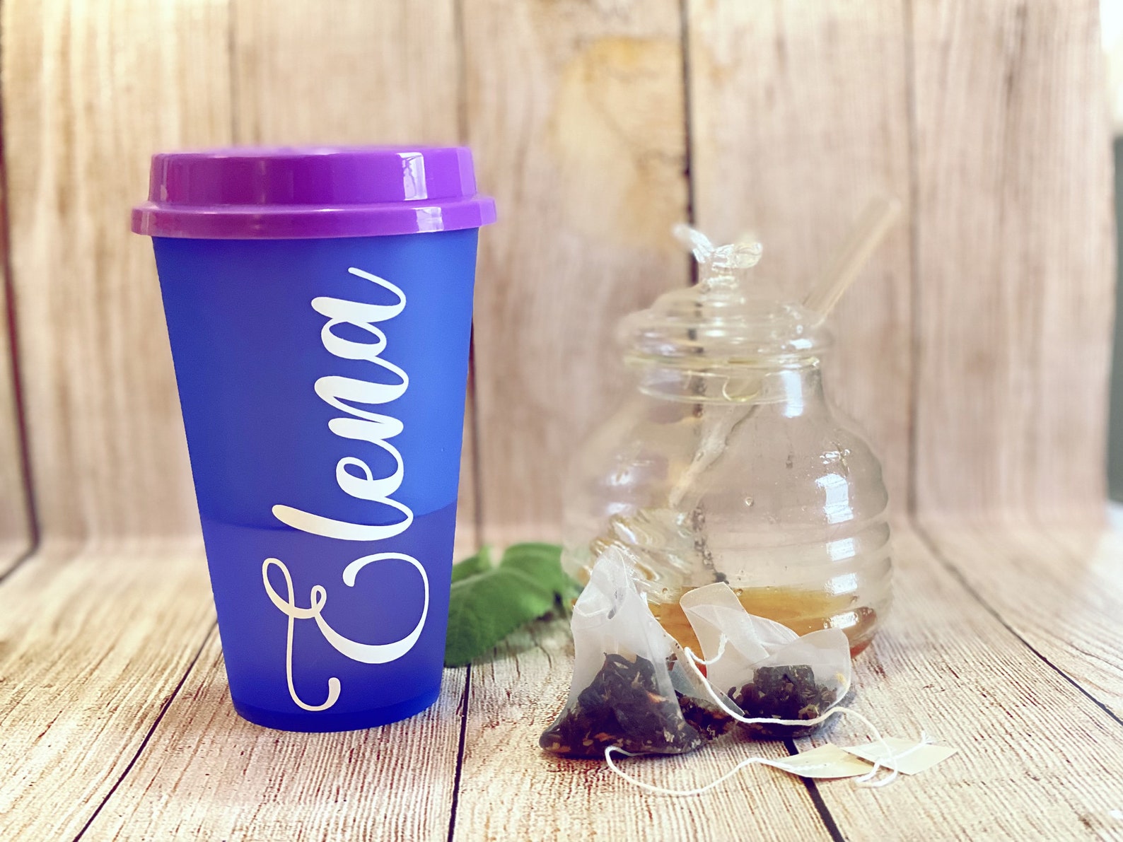 Color Changing Hot Cup W/matching Color Lid, Personalized Tumbler. 16oz ...