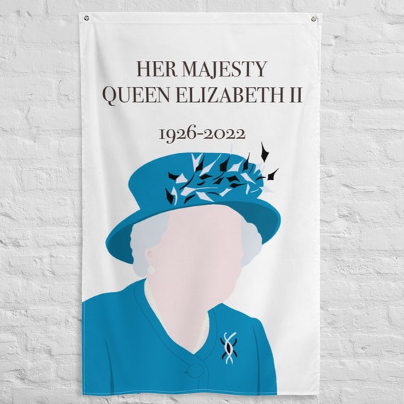 Queen Elizabeth Flag - Etsy