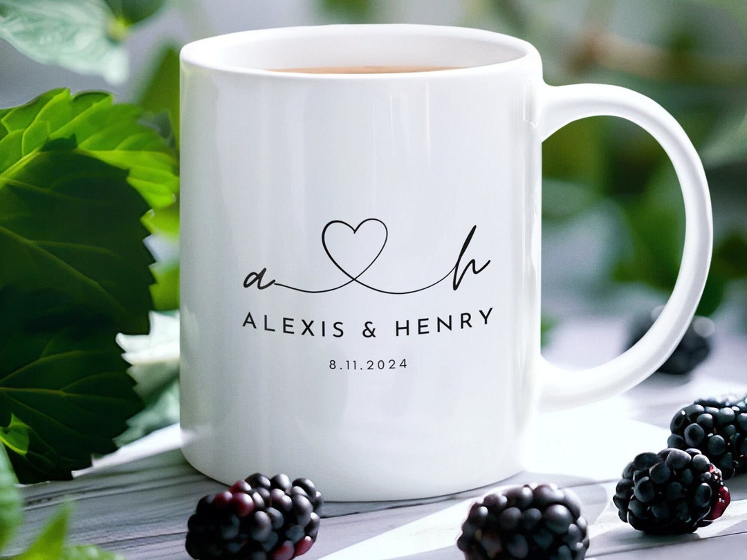 Personalized Wedding Mug, Customizable Wedding Mug, Personalized ...