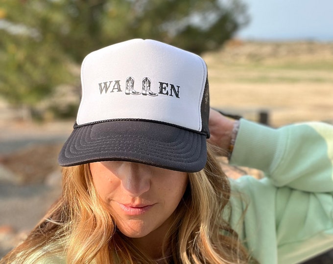WALLEN Trucker Hat Morgan Wallen Country Music Concert - Etsy